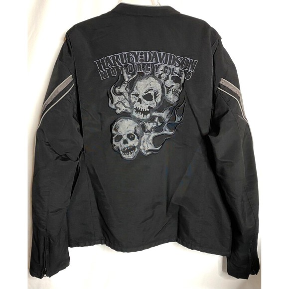Harley-Davidson | Jackets & Coats | Harley Davidson Motorcycles Skulls ...